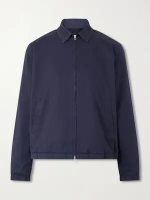 Rag & Bone Cotton-blend Twill Harrington Jacket - Blue