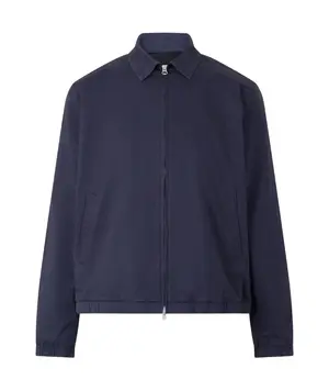 Rag & Bone Cotton-blend Twill Harrington Jacket - Blue
