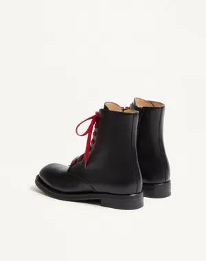 Valentino Garavani Punx Calfskin Combat Boots