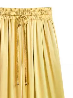 DANAMÉ Satin Palazzo Pants