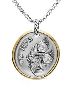David Yurman Hera Medallion Amulet With Diamonds