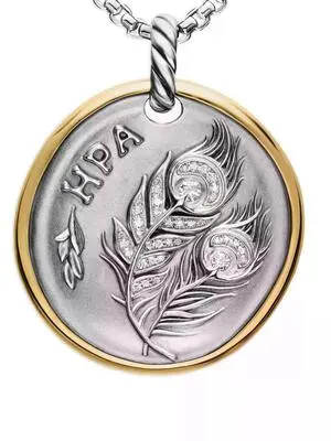 David Yurman Hera Medallion Amulet With Diamonds