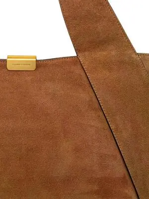 GIANNI CHIARINI Large Suede Tote Bag - Brown
