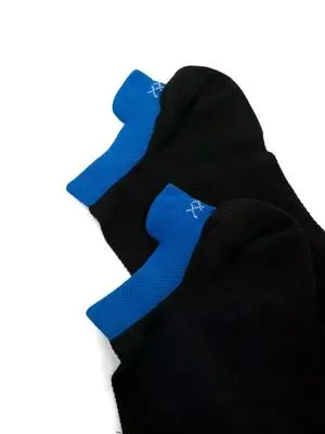 Zegna Logo Embroidered Low-cut Socks