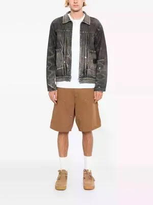 NEIGHBORHOOD Distressed Paint-splatter Denim Jacket
