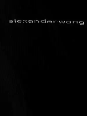 Alexander Wang Ribbed Logo Tank Top