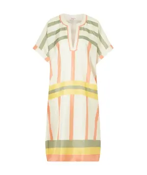 ERES Berlingot Striped Silk-twill Kaftan - Multi