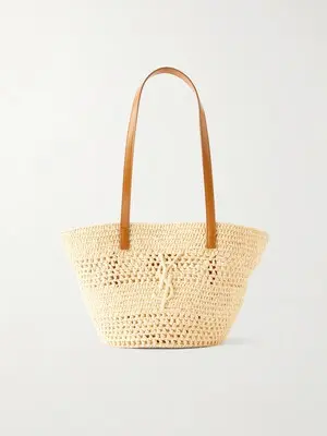 SAINT LAURENT SAINT LAURENT Panier Small Raffia Tote