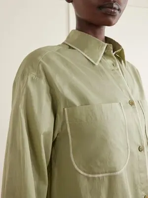 ERES Phare Cotton Shirt - Green