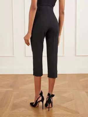 Carolina Herrera Camila Wool-blend Capri Pants