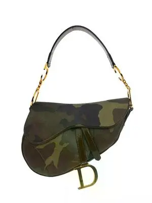 Dior 2000 Saddle Shoulder Bag - Green