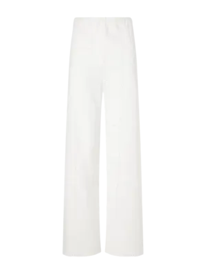 Faithfull The Brand Mora Broderie Anglaise Straight-leg Pants - White