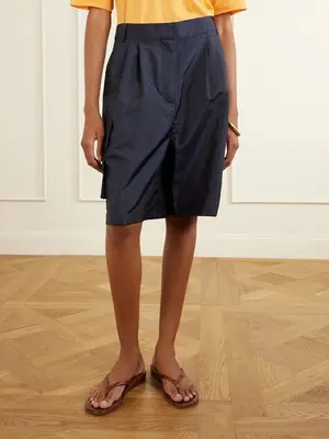 Tibi Stella Shell Cargo Shorts - Blue