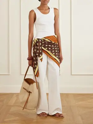 Faithfull The Brand Soleil Satin Waist Scarf