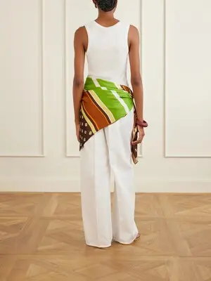 Faithfull The Brand Soleil Satin Waist Scarf