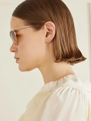 Chloé Tone Aviator Sunglasses