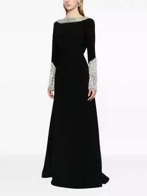DINA MELWANI Embellished Gown