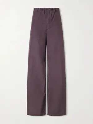 Auralee Cotton Wide-leg Pants