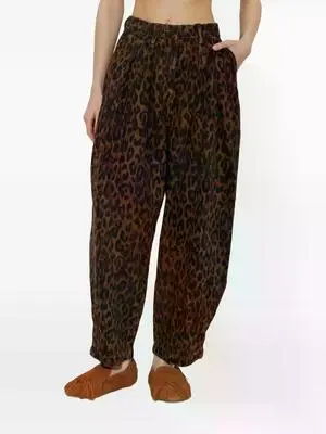 ALLSAINTS Becca Animal Print Trousers
