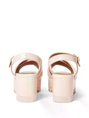 Stella McCartney Criss-cross Flatform Sandals