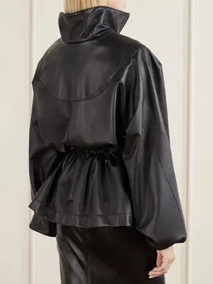 Givenchy Gathered Leather Jacket