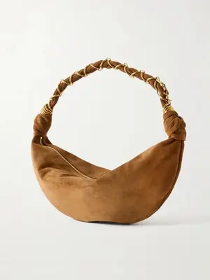 Saint Laurent Amalia Small Suede Shoulder Bag