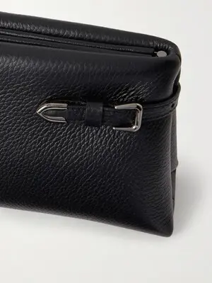 Brunello Cucinelli Textured Leather Clutch - Black