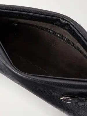 Brunello Cucinelli Textured Leather Clutch - Black