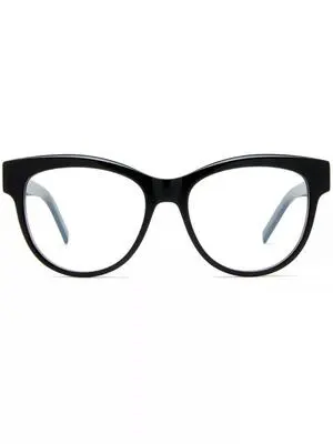 Saint Laurent Round Frame Glasses - Black