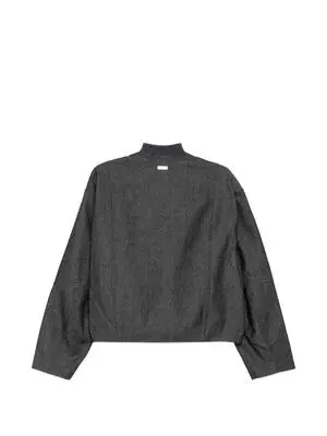 TEAM WANG DESIGN Ash Gray Panelled Reset Jacket - Grey