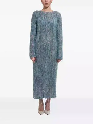 Crystal Embellished Fringe Dresses