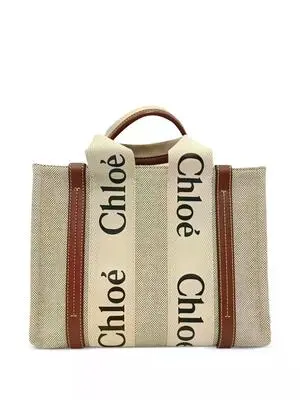 Chloé Woody Logo-strap Tote Bag