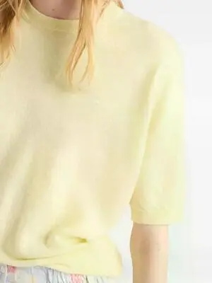 Prada Short-sleeved Cashmere T-shirt