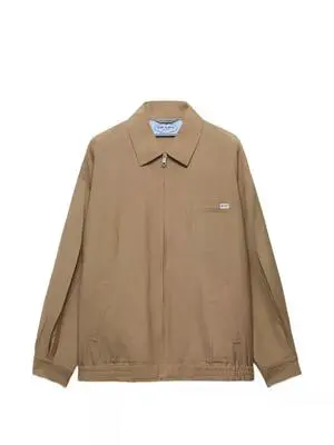 Prada Mohair Wool Blouson Jacket - Brown