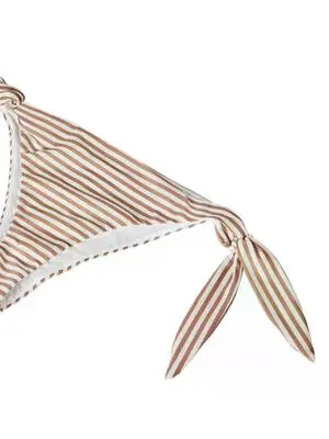 Brunello Cucinelli Striped Techno Jersey Bikini Bottoms