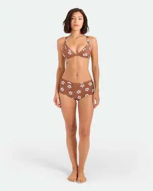 Volcom Coco Retro Bloom Banded Triangle Bikini Top