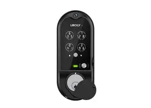 LOCKLY Vision Video Smart Lock Deadbolt Edition Video Doorbell Pgd798mb Matte Black - Multicolor