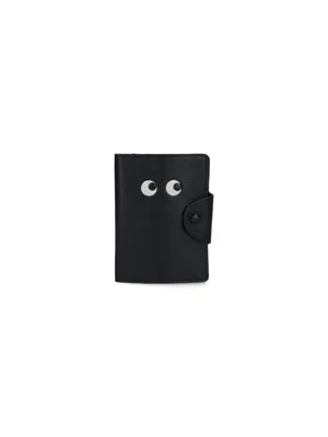 ANYA HINDMARCH Passport Holder "eyes - Black
