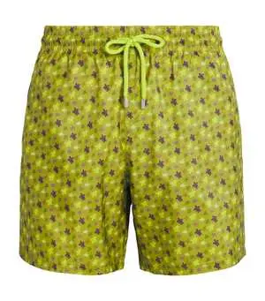 Vilebrequin Micro Ronde Des Tortues Swim Shorts - Green