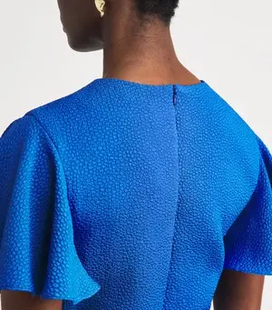 EDELINE LEE Jacquard Dada Midi Dress