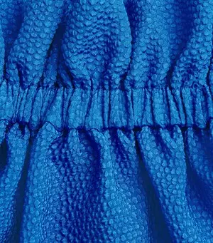 EDELINE LEE Jacquard Ruff Blouse