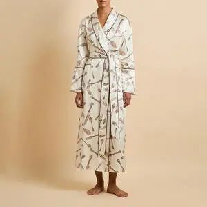 Olivia Von Halle Capability Sevilla Silverware Robe