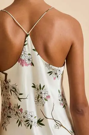 Olivia Von Halle Bella Ana Blossom Camisole Set - Ivory