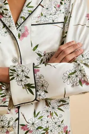 Olivia Von Halle Lila Ana Blossom Pajamas