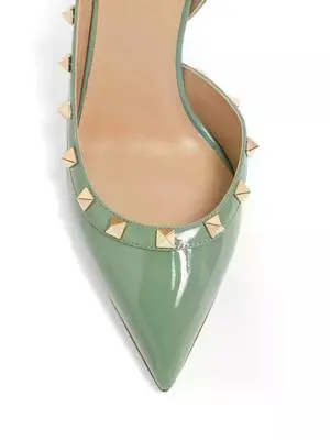 Valentino Garavani Rockstud Patent Slingback Pumps