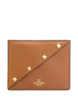 Valentino Garavani Rockstud Wispy Calfskin Card Holder