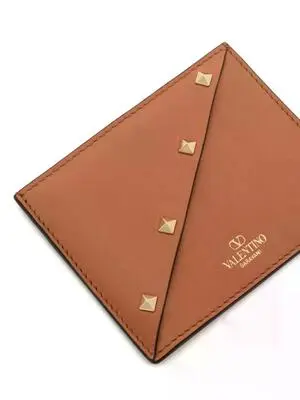 Valentino Garavani Rockstud Wispy Calfskin Card Holder
