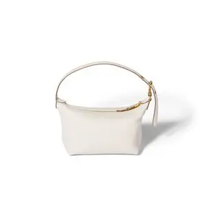 Miu Miu Spirit Nappa Leather Pouch - Chalk White