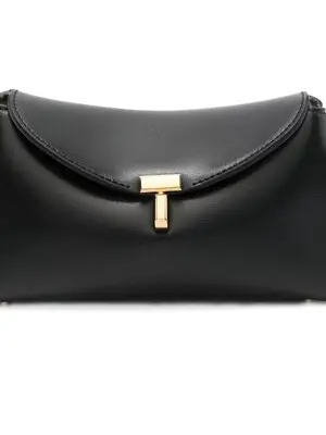 TOTEME T-lock Mini Clutch - Black