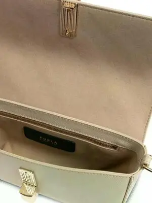 Furla Leather Shoulder Bag - Neutrals